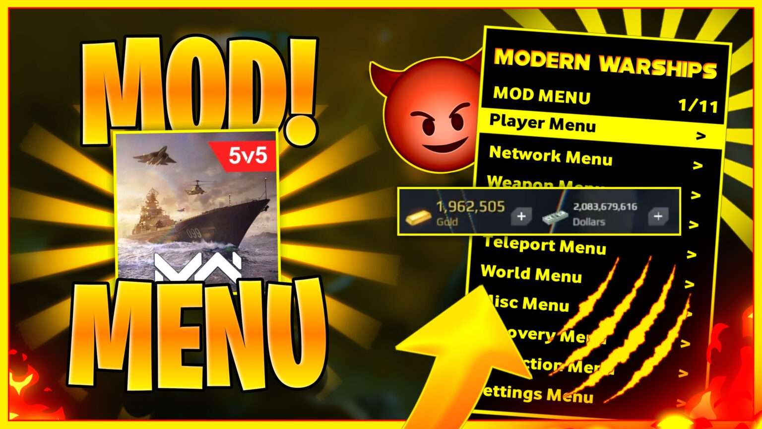 Modern Warships Mod Apk v0.72.2.12051503 (Unlimited Money, All Ships ...